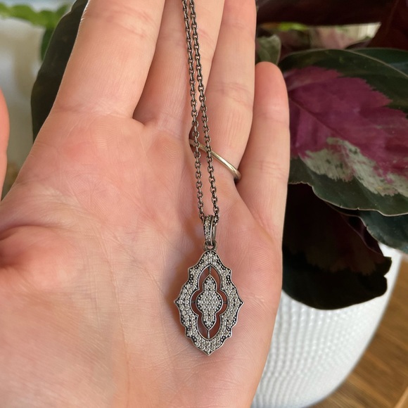 Pandora | Jewelry | Pandora Sparking Lace Necklace | Poshmark
